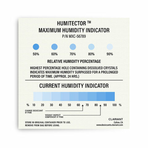 50-90% Reversible Humidity Indicator- AGM Container Controls